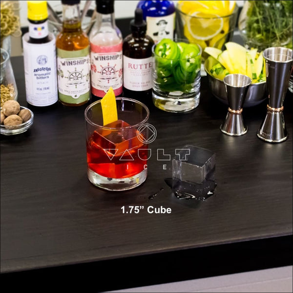 Craft Cocktail Rocks® 1.75" CUBE – Vault Ice